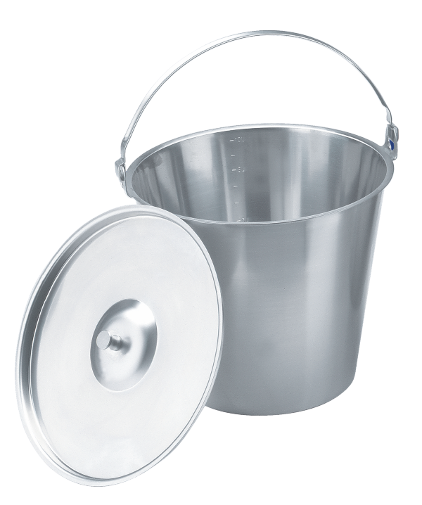 Edelstahl-Eimer 10 Liter, mit Skala bei Rumpl online kaufen