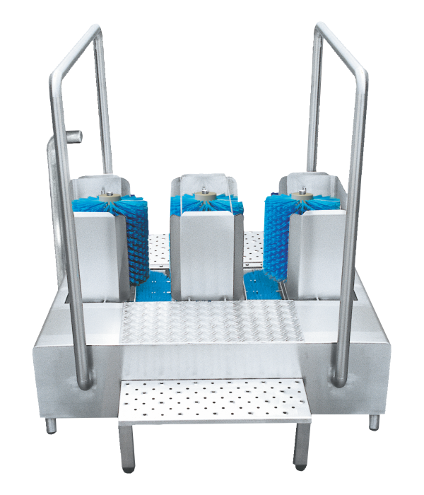 Boot-cleaning machine