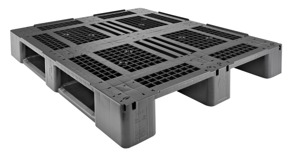D3 ECO Universal use Plastic Pallet 1.200 x 1.000 mm, 3 Runners