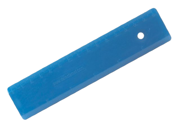 Metal and X-ray detectable ruler 150 mm long